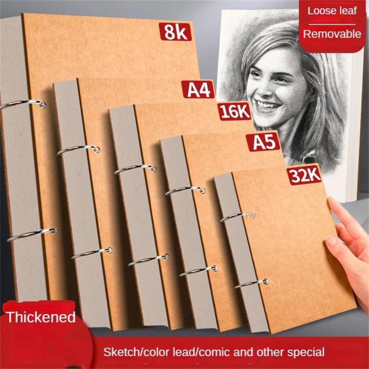 A4/A5/8k/16k Sketchbook Thick Paper 160 Notebook for Drawing DIY ...