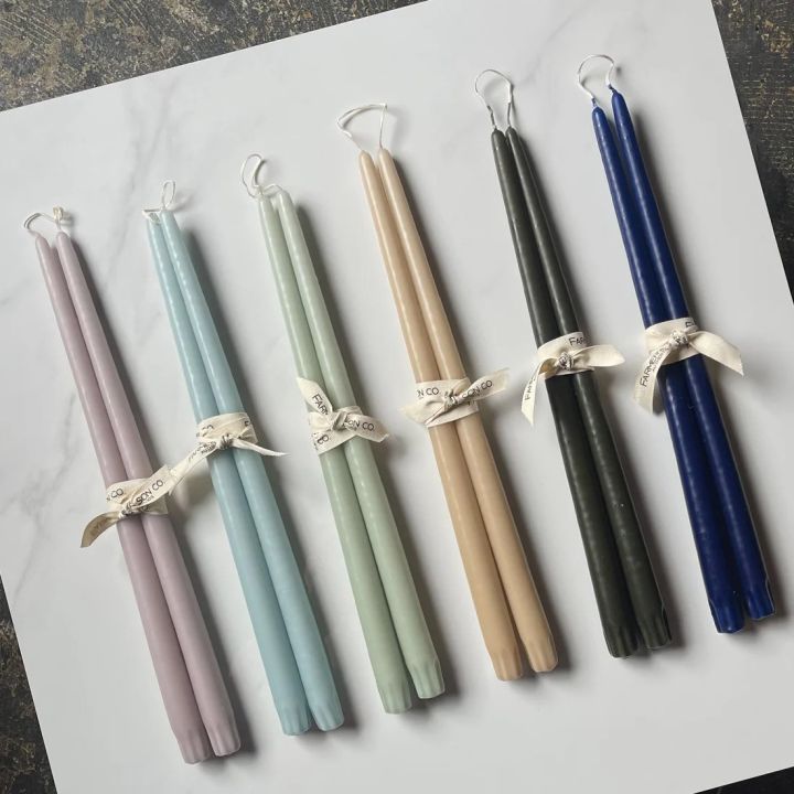2 Pack 25.5cm Long Pole Candle 26cm 10inch Aromatherapy Candle ...