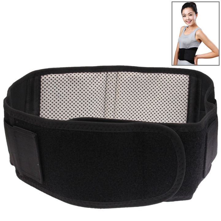 Infrared Magnetic Therapy Self-Heating Waist Protector(Black) | Daraz.pk