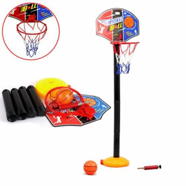 Classic Indoor Portable Basket Ball Game With Basketball, Pump And ...