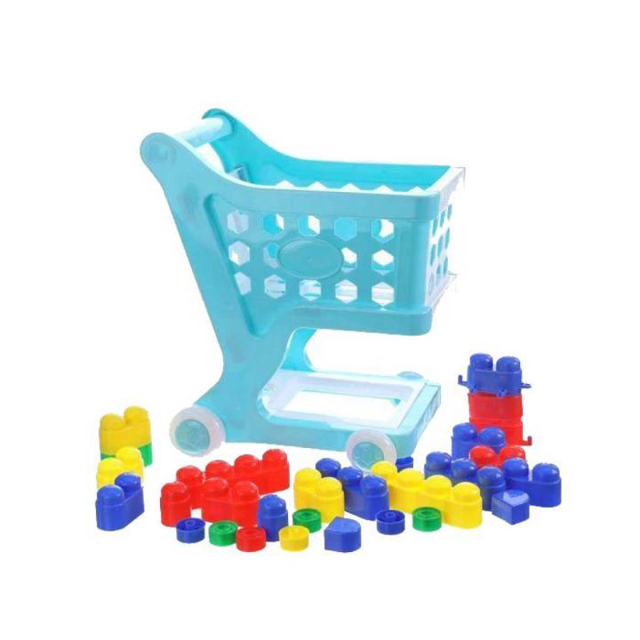 Building Blocks - Cart with 100 pieces blocks | Daraz.pk