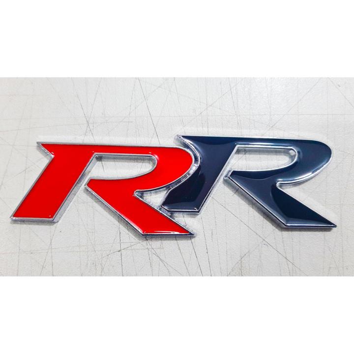 Double RR Metal Logo For Bike and Cars | Daraz.pk
