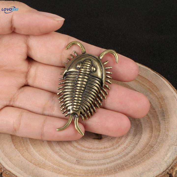 Mini Trilobite Decor Cambrians Brass Trilobites Statue for Desk Home ...