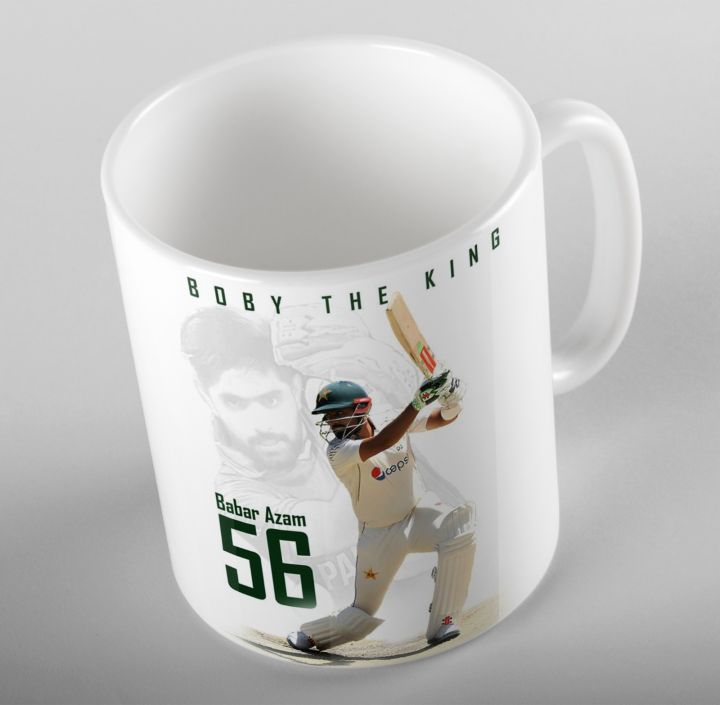 Babar Azam Mug -Bobby The King Perfect Gift for Cricket Fans Ceramic ...