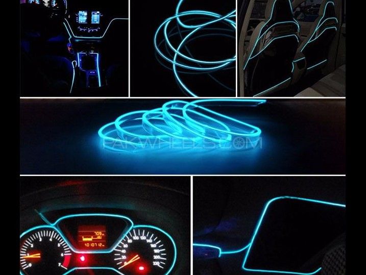 Car Dashboard Neon Light 2 Meter Ice (Bule) | Daraz.pk