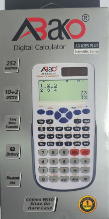 Abako scientific calculator 82 ES plus with 252 functions, calculator ...