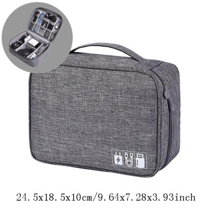 Travel Electronic Digital Gadget Organizer Cable Bag Charger Wire Pouch ...