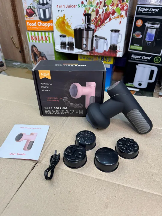 5 in 1 Electric Body Massager Machine - Pain Relief Massager Gun ...