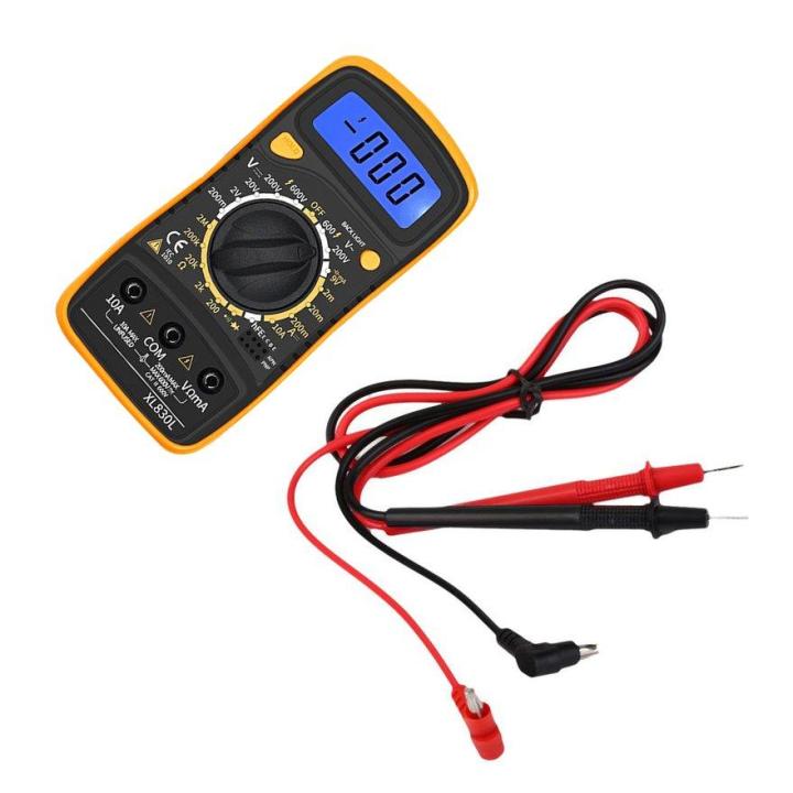 LCD Digital Multimeter XL830L Testing LCD Digital Multimeter buzzer ...