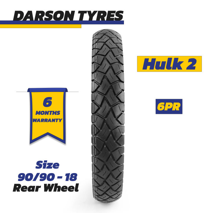 HULK-2 90/90-18 (Rear Wheel) - YBR / GSX 125 / 125CC Motorcycle ...