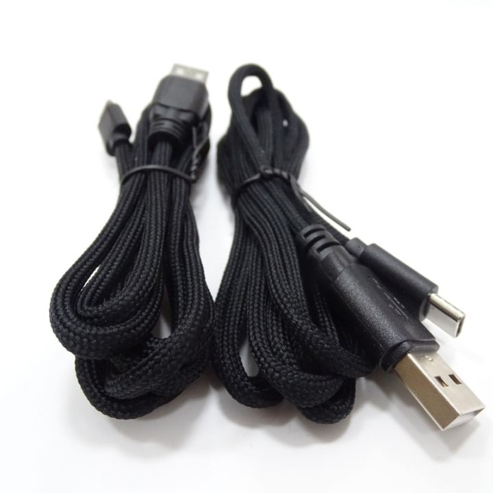Diy Usb Type C Mouse Line 1.8m Usb Mouse Charging Cable Black Mouse And ...