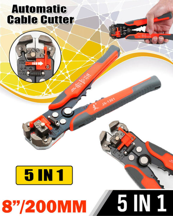 Pro Automatic Wire Striper Cutter Stripper Hand Crimper Pliers Terminal ...