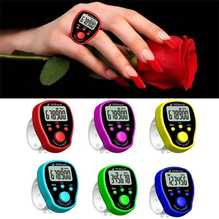 Electronic Digital Finger Counter LCD Display Counter for Piecework ...
