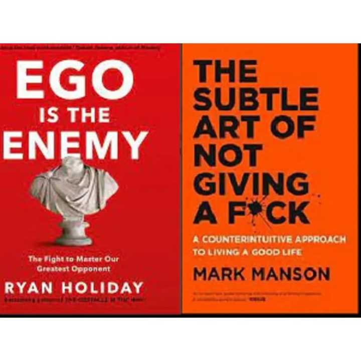 Ego is The Enemy & The Subtle Art Of Not Giving A Fock. 2 Book Set ...