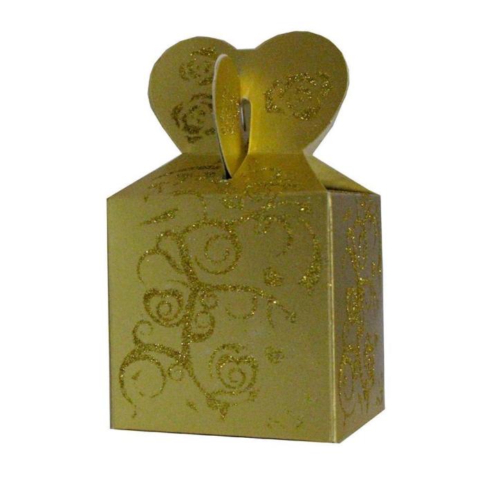 Pack of 50 Nikah Box-Bidh Box-Favour Box Golden | Daraz.pk