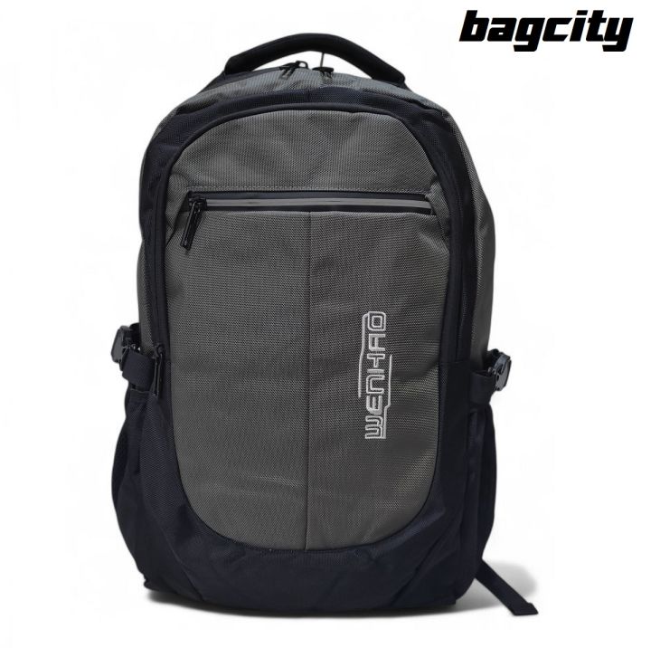 Wenhao Durable Nylon Waterproof Laptop Backpack with USB Port and Anti ...