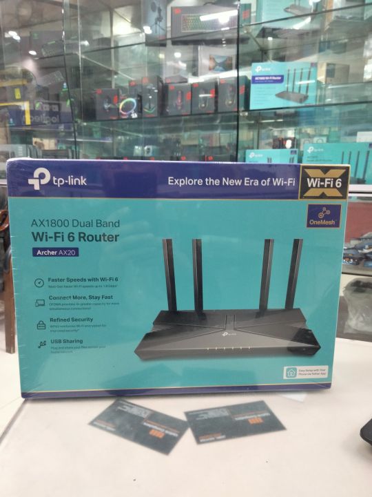 AX1800 Dual Band Wifi 6 Router Archer AX20 | Daraz.pk