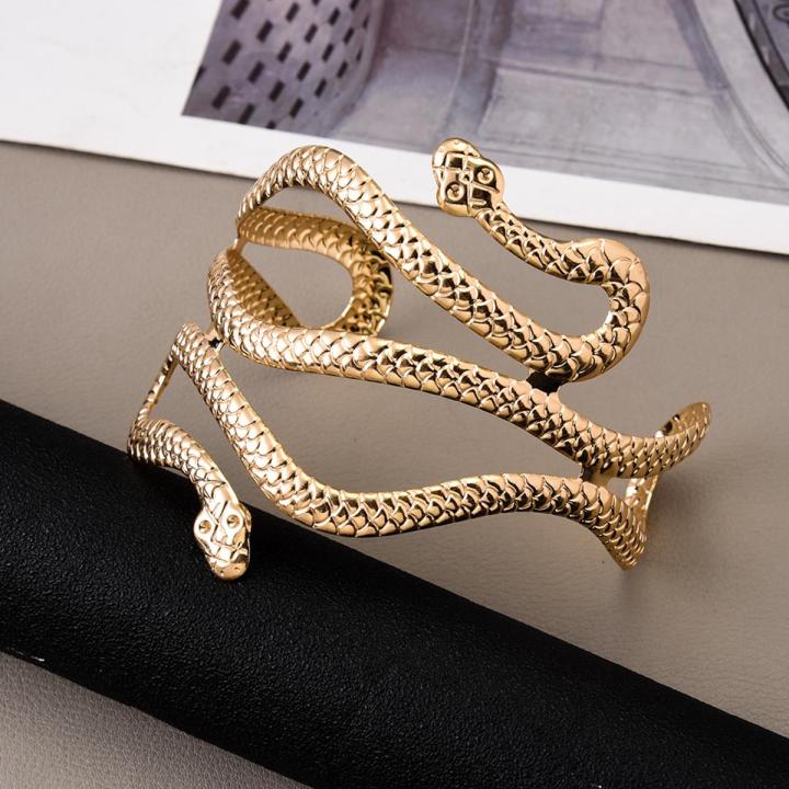 Retro Snake Bracelet Armband Arm Cuff Armlet Festival Bridal Dance ...