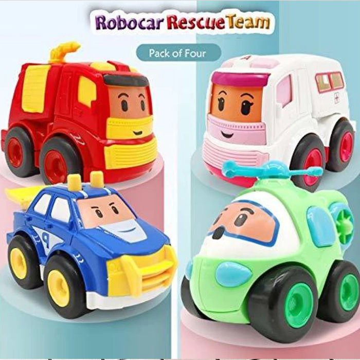 Unbreakable Pull Back Vehicles Power Friction Pull Back, Push and go ...