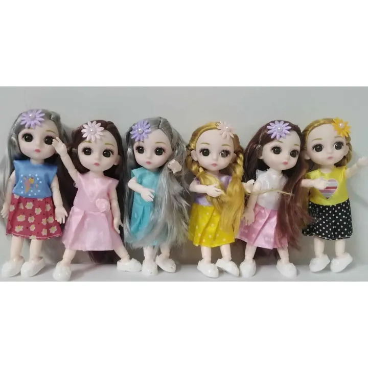 Pack of 3 Bendable Dolls – 6-Inch Flexible Dolls with Movable Joints ...