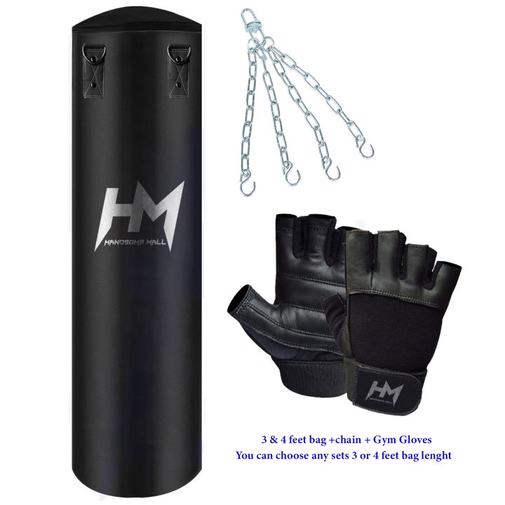 Saco De Boxeo Heavy - Boxing Bag With 12oz Gloves - Perfect For MMA ...