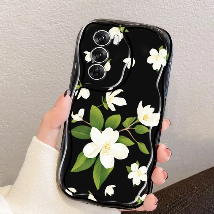 VRQR Wavy Soft Edge Phone Case For OPPO Reno 10 Phone Case Personalized ...