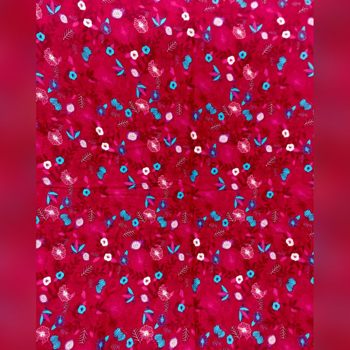 New winter Ladies unstitched Printed Lalen suit (par mater 400) | Daraz.pk