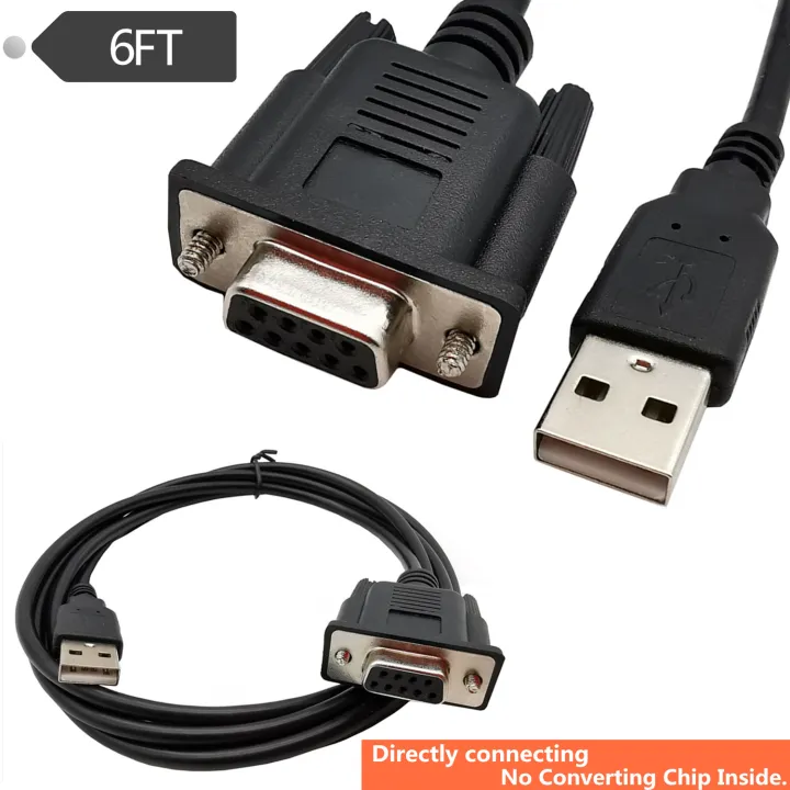 Usb To Rs232 Adapter Usb2.0 A Male To Rs232 Female Db9 Serial Cable Adapter Converter Data ...