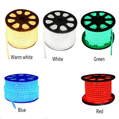 Multi color Flexible Rope Led Strip light 5 meter with Adapter | Daraz.pk