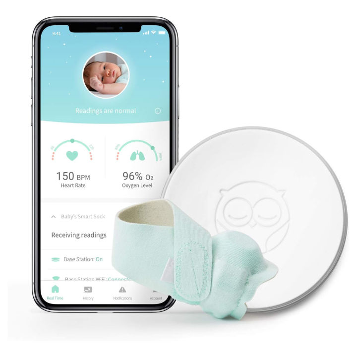 Owlet Smart Sock 2 Baby Monitor, White | Daraz.pk
