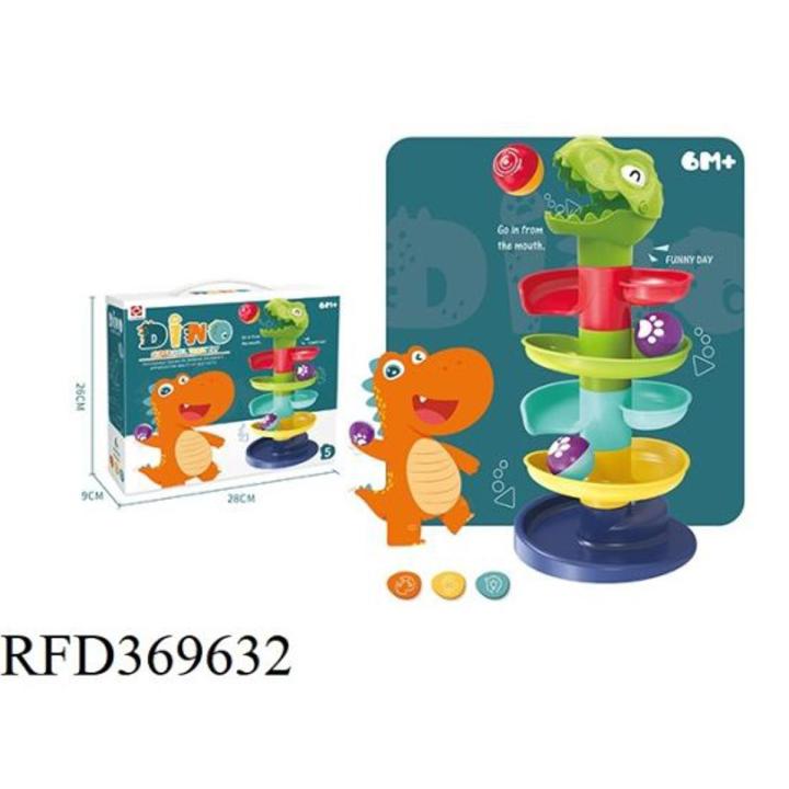Dinosaur Slider Ball Track Toy For Child (5 Layer) | Daraz.pk