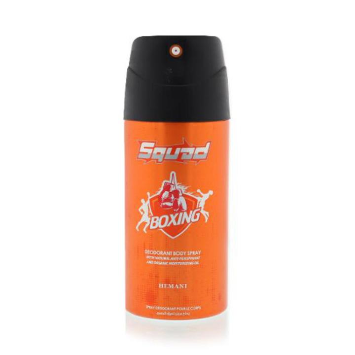 𝗛𝗘𝗠𝗔𝗡𝗜 𝗟𝗜𝗩𝗘 𝗡𝗔𝗧𝗨𝗥𝗔𝗟 - BOXING SQUAD DEODORANT SPRAY 150ML "FOR MEN ...