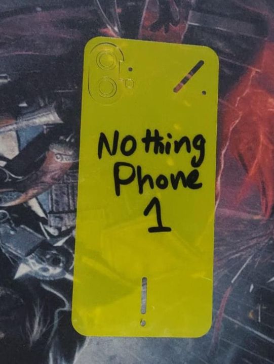 Nothing Phone Back side Transparent Jelly protector For Nothing Phone ...