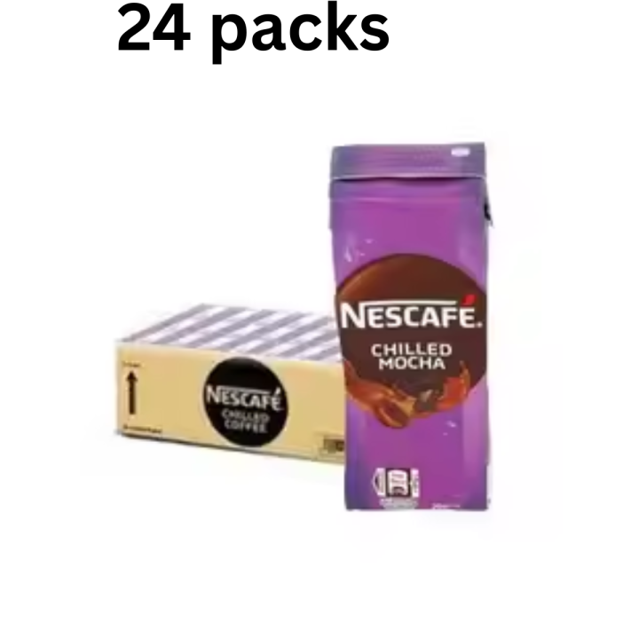 Nescafé Chilled Mocha Coffee Drink 200ml – Pack of 24 (Carton) | Ready ...
