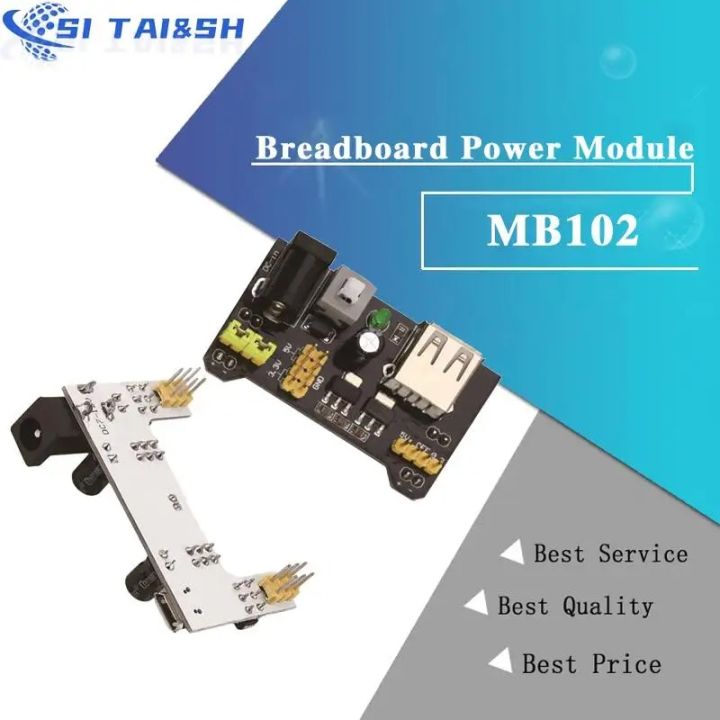 MB102 Breadboard Power Supply Module /MB102 white Breadboard Dedicated ...
