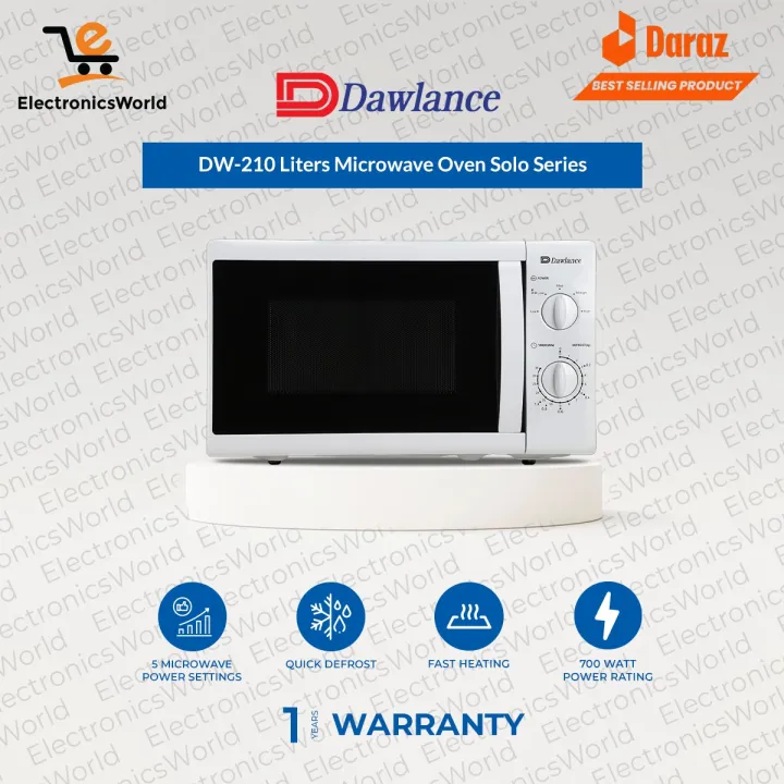 Dawlance Micro Oven | Model- MWO DW-210 Solo | Heating Microwave Oven ...