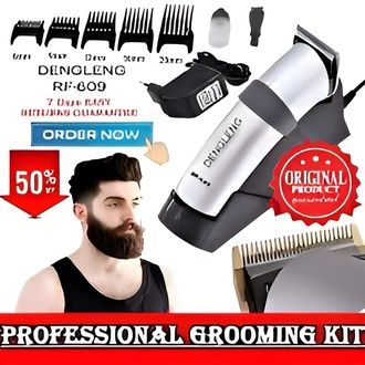 DINGLING RF-609 Electric Hair Clipper Hairdressing Trimmer Rechargeable Cutting Machine Beard ...
