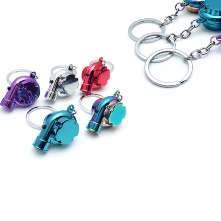 Chrome Metal TURBO Charger Keychain Keyring, NO PLASTIC! Spinning ...
