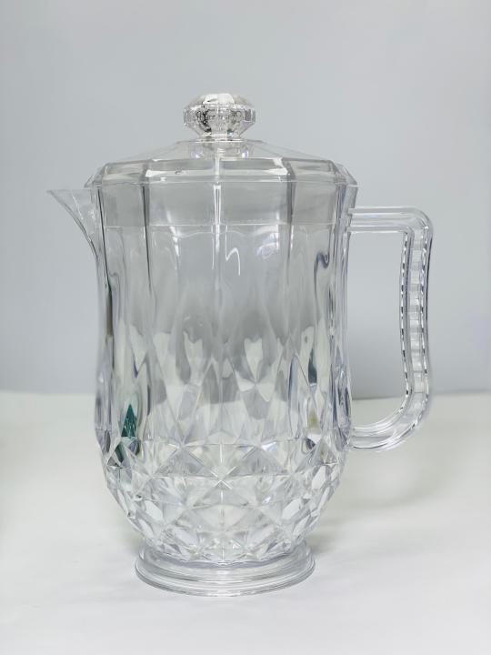 Diamond-Crafted Crystal Jug - Elegant 1.5 Liter Capacity for Stylish ...