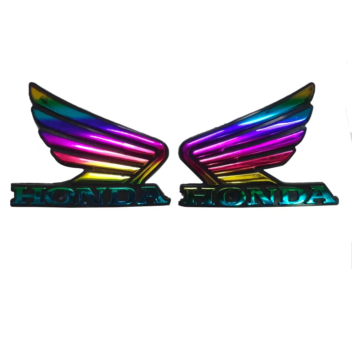 Honda Cd70 and Honda 125 Fuel Tank Colorful Monogram Pack of 2pcs-Made ...
