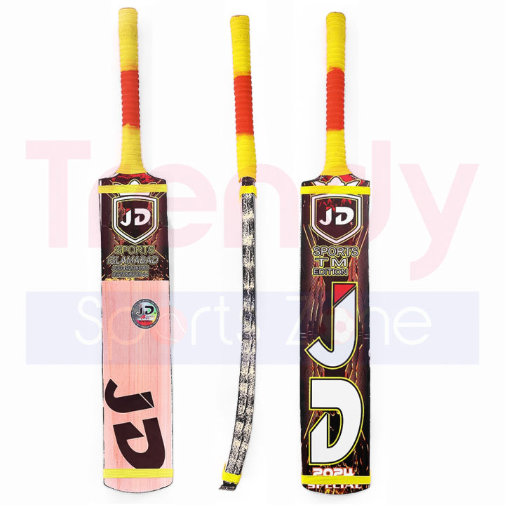 JD (TM) The Sports Edition 2024 Full Cane Tape Ball Bat | High-Quality ...