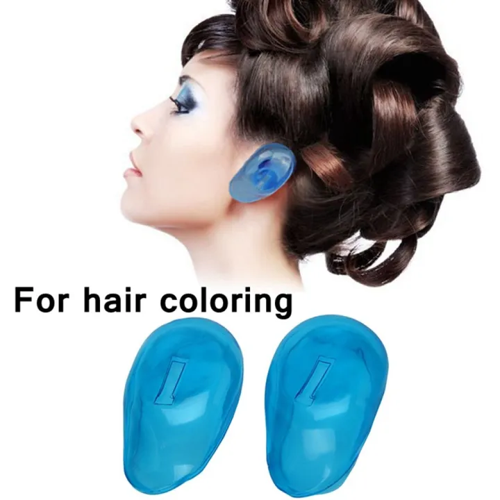 1 Pair Professional Silicone Earmuffs Ear Shield Salon Styling ...