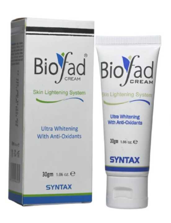 Biofad cream Skin lightening system | Daraz.pk