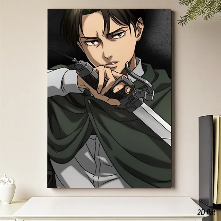 1pc Levi Ackerman Anime Photo Frame - Vibrant Attack on Titan Anime ...