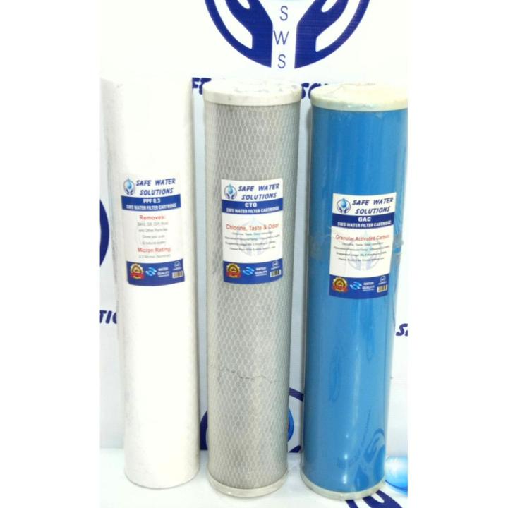 3 STAGES JUMBO REPLACEMENT CARTRIDGES 20" INCHES | JUMBO REPLACEMENT ...