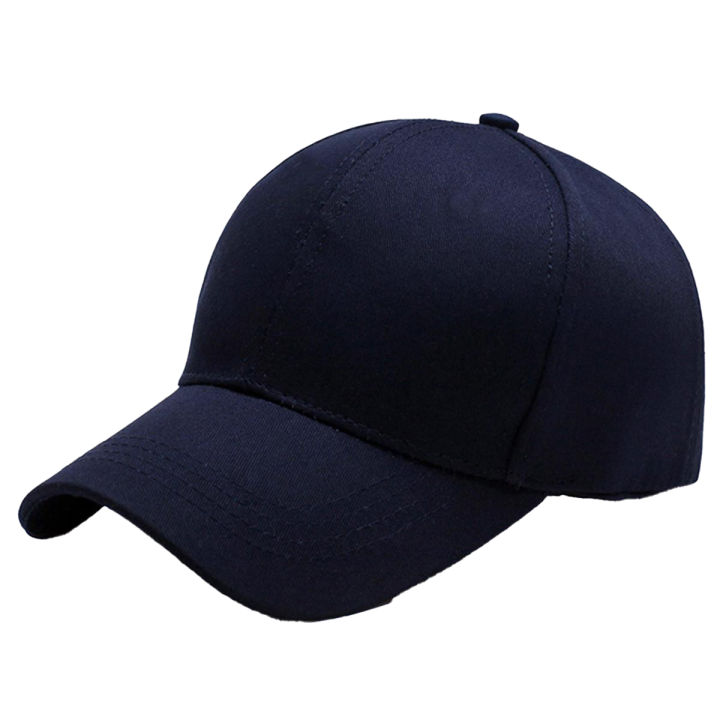 High Quality Baseball Caps For Men | Casual Plain Cap with Curved Brim ...