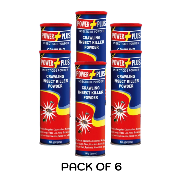 PowerPlus Insect Powder 100gms Pack of 6 | Daraz.pk