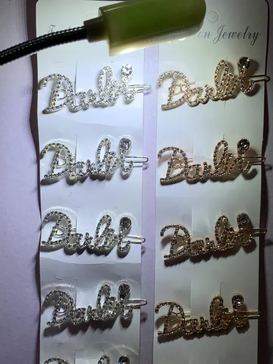 Hair Clips – Stylish Rhinestone Letter Hair Pins for Girls & Women ...