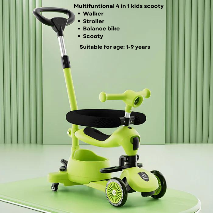 4 in 1 Multifunctional Kids Scooty. | Daraz.pk