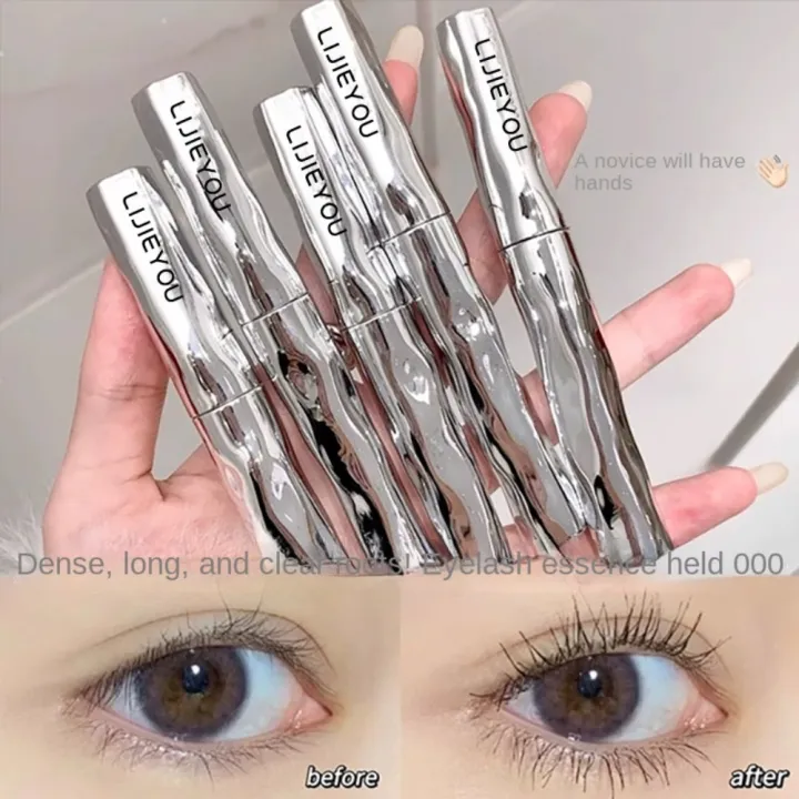 New Colorful Metal Iron Lashes Mascara Waterproof Small Silver Tube ...